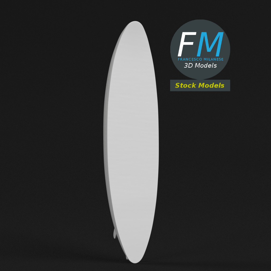 3D MODEL - Surfboard