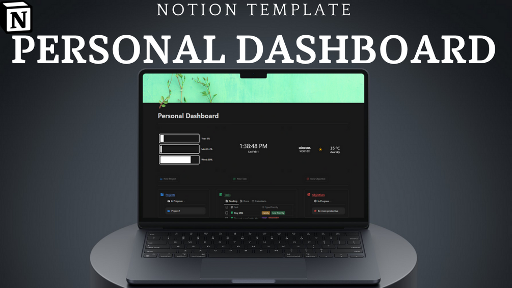 Notion Personal Dashboard