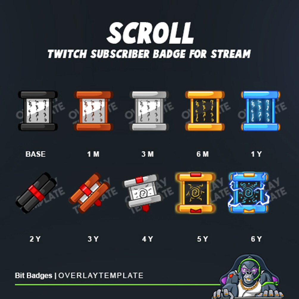 Scroll – Bit Badges
