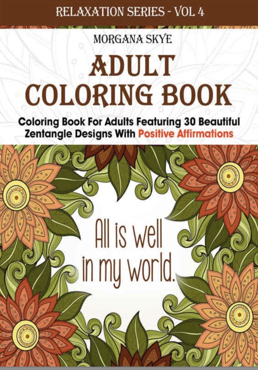 Adult Colouring Book - Relaxation Series