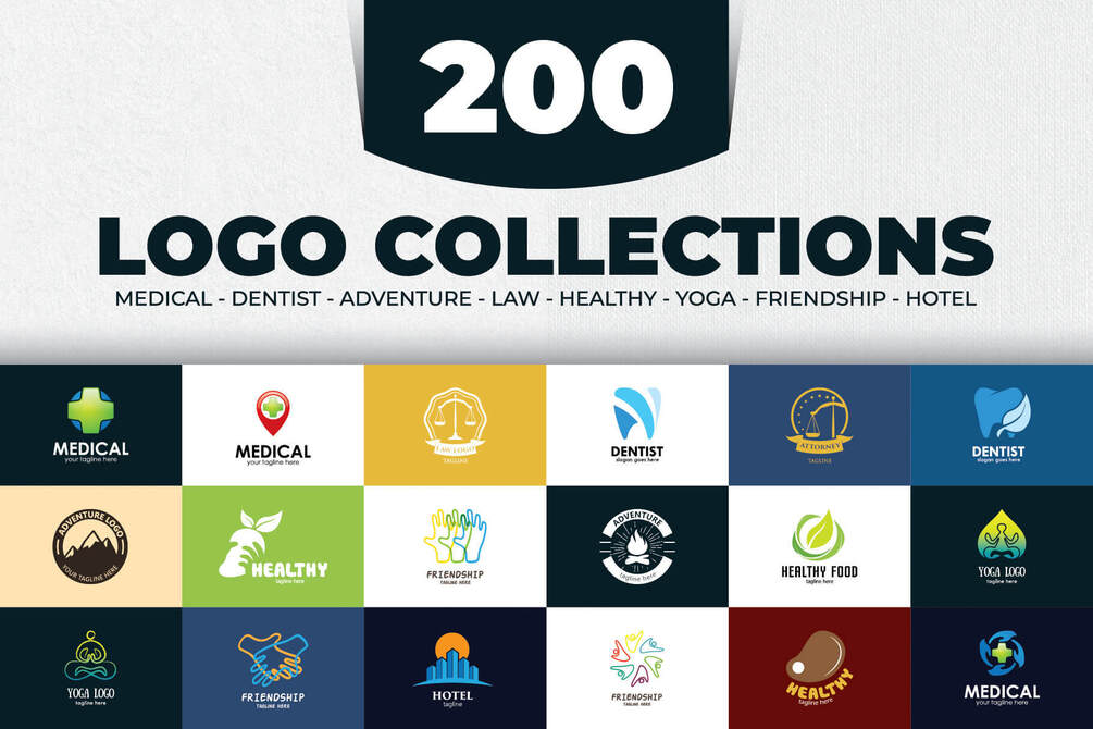 200 Modern & Professional Logo Design Collection