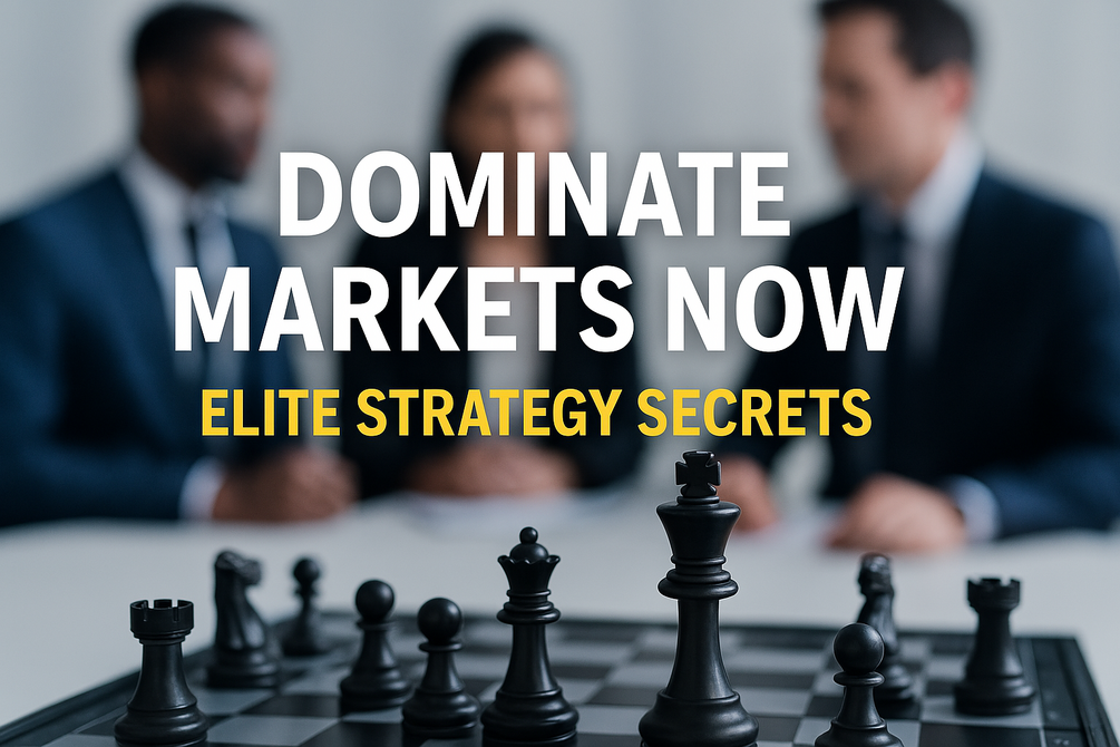 Dominate Markets Now: Your Elite Strategy Playbook