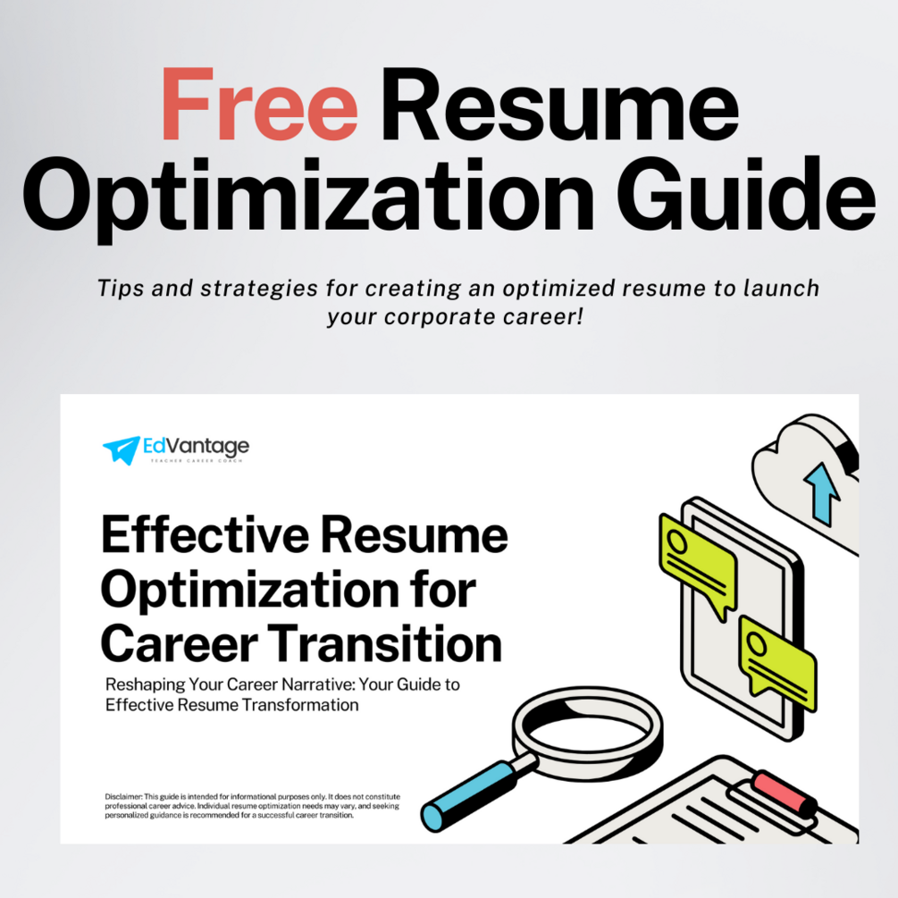 Effective Resume Optimization for Career Transition