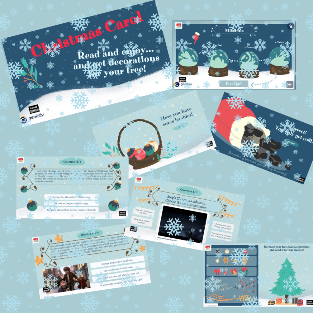 Christmas treasure hunt - Genially