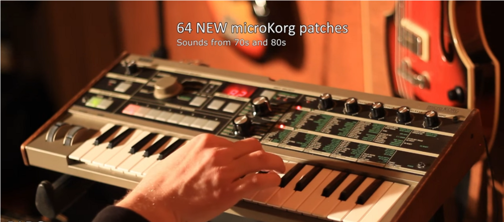 64 NEW patches for microKORG (famous synth sounds from Human League, Depeche Mode, OMD & more!)