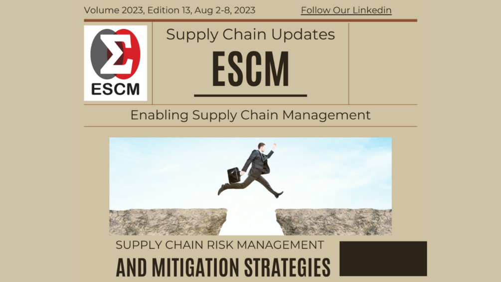 Supply Chain Risk Management and Mitigation Strategies: ESCM Volume ...