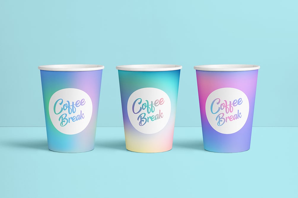 Holographic vector gradients set 40