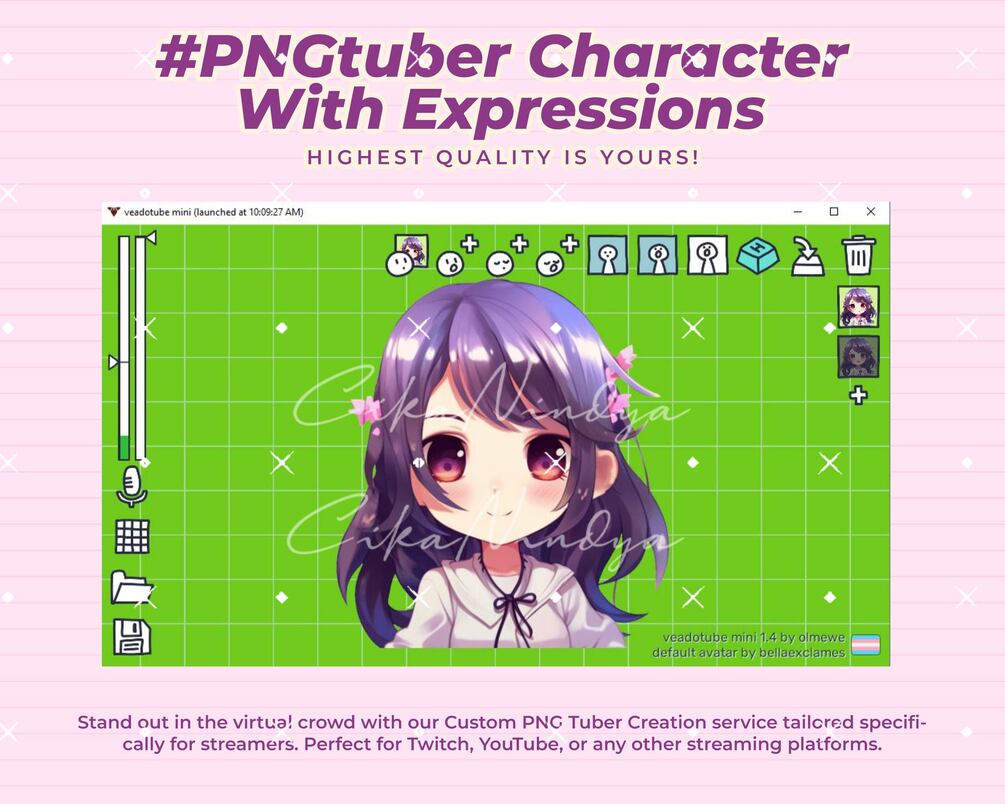 PNGTuber | Level Up Your Streams with a Cute PNG Tuber | You'll Get 2 ...