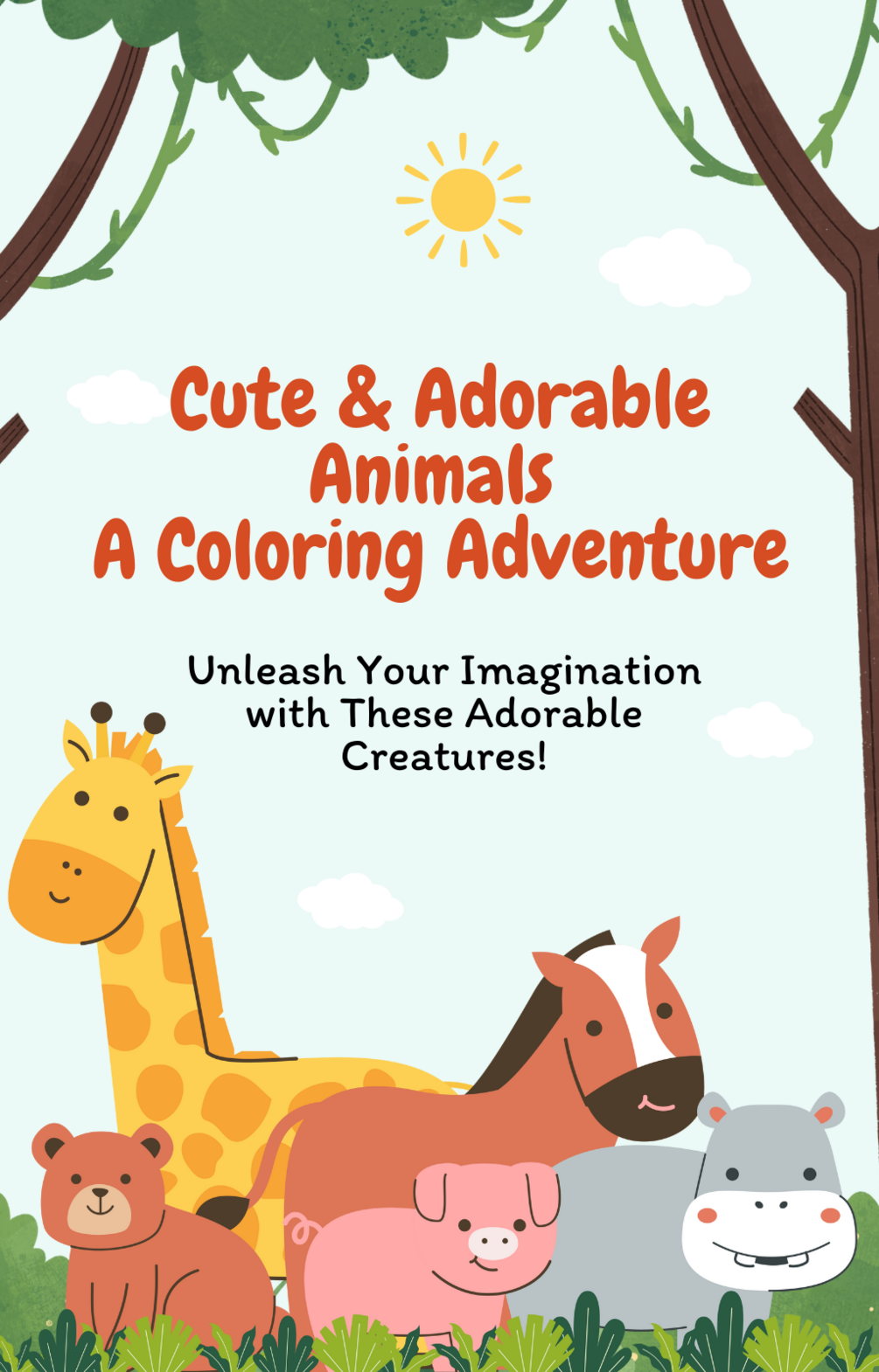 Fun Animal Coloring Book for Kids