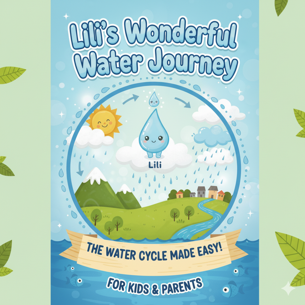 The adventures of lily the water drop ;water cycle explained very ...