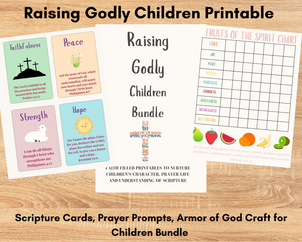 Raising Godly Children Printable Bundle