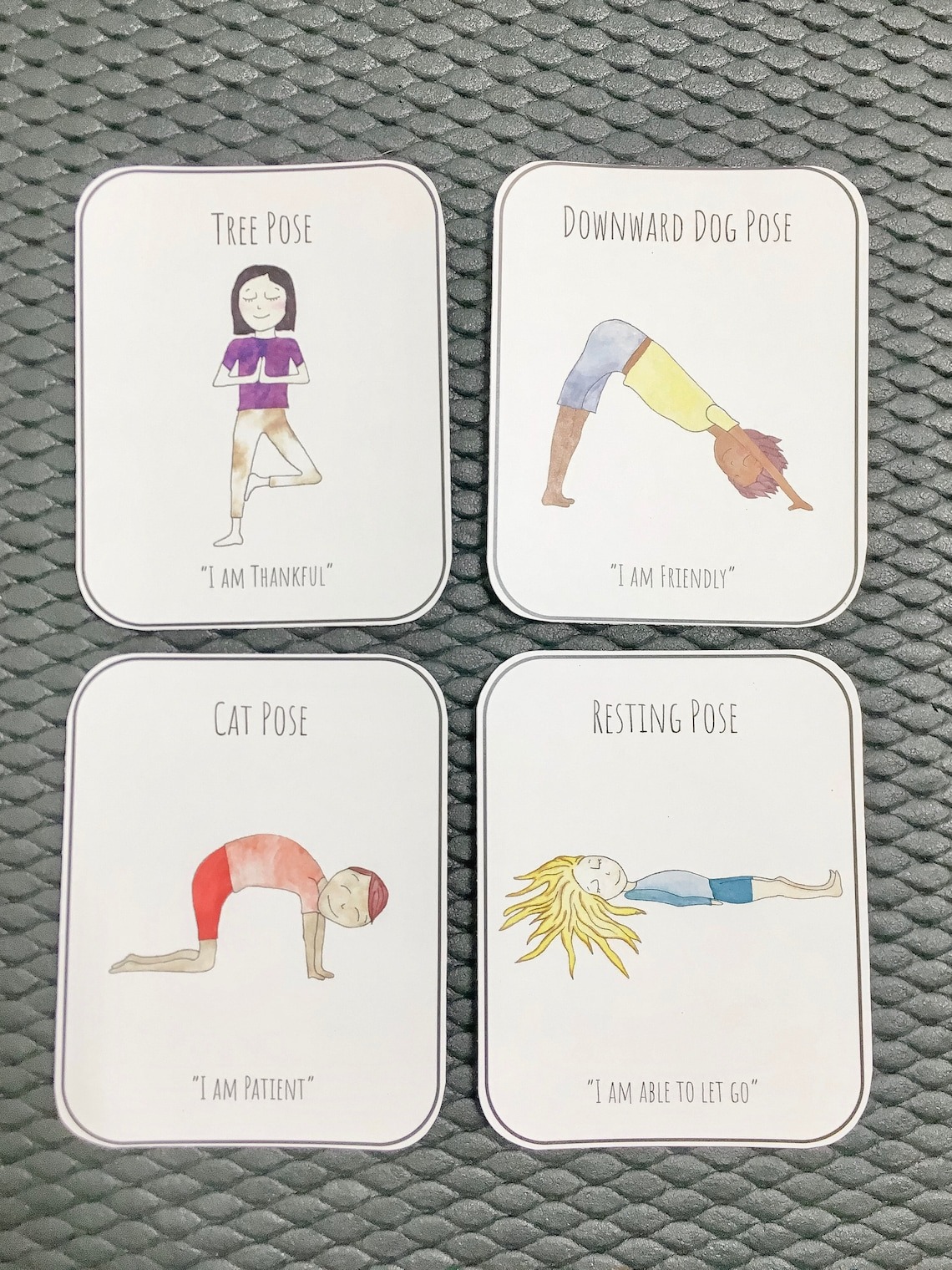 Kids Yoga Stretch Cards