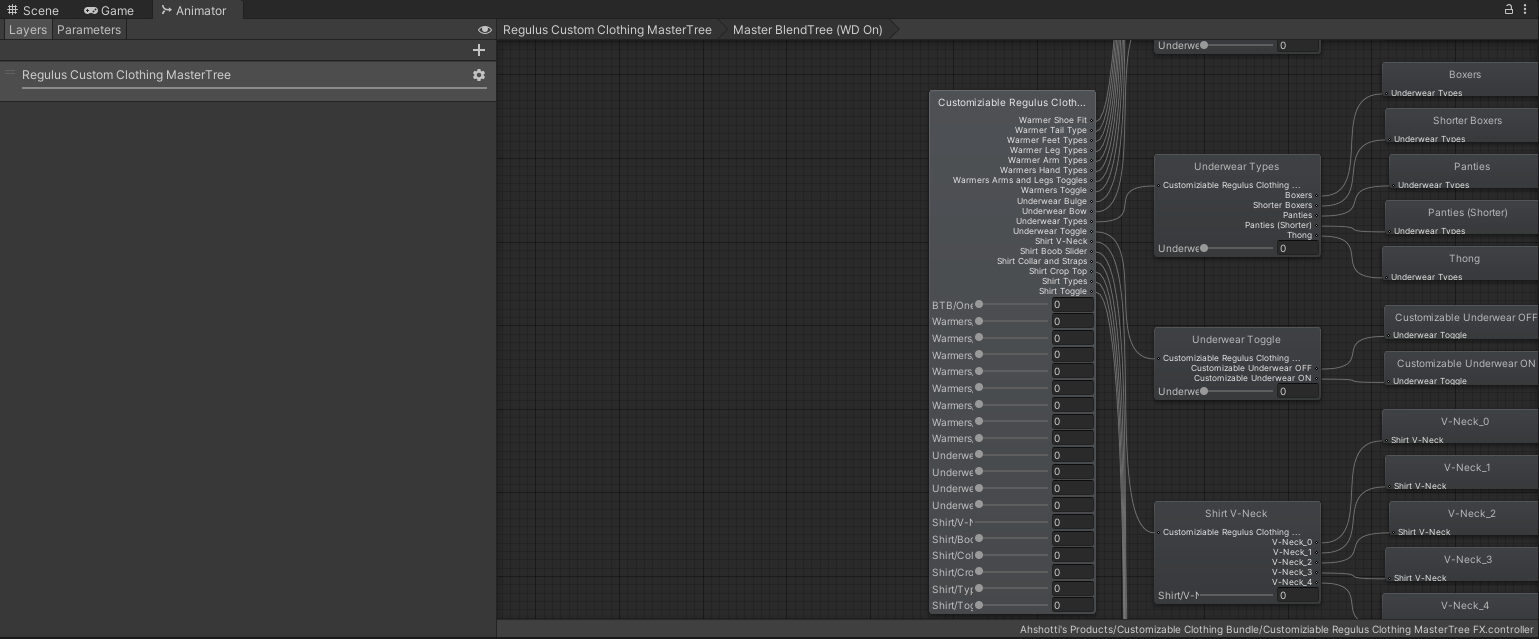 Comfy Customizable Clothing Bundle (For Regulus)
