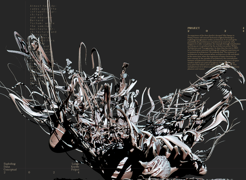 Exploding Lungs_ Digital Sculpture [ZBrush + .OBJ]