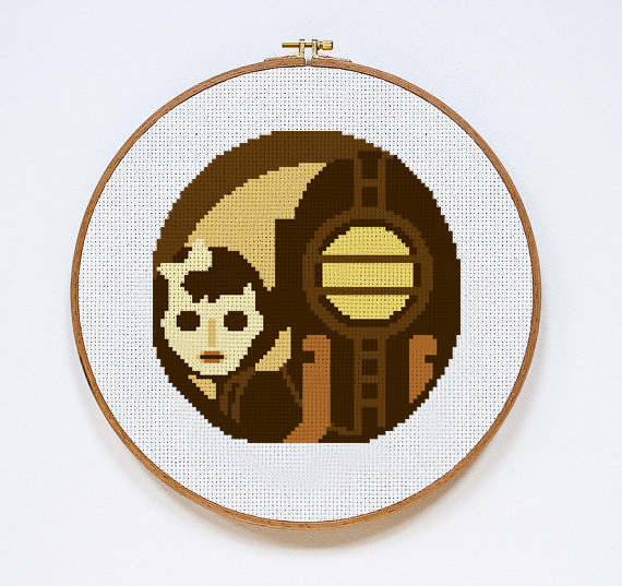 Bioshock Plasmid Ungathered Cross Stitch Pattern PDF Download