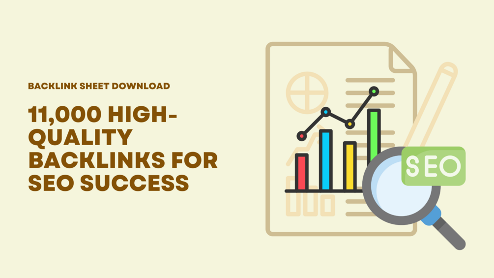 11K Backlinks Sheet - Excel Download for Free Backlinks