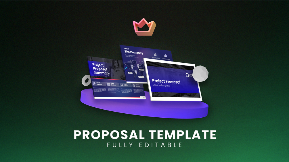 Free Project Proposal - Fully Editable Template for PowerPoint