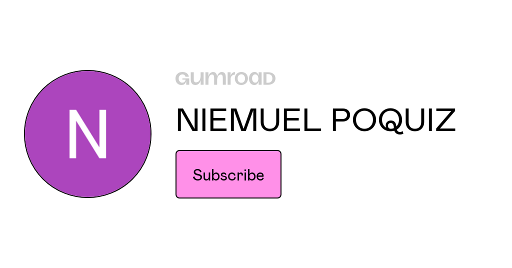 NIEMUEL POQUIZ