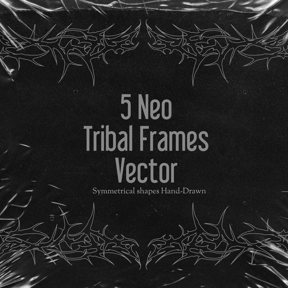 Neo Tribal Frames - vector