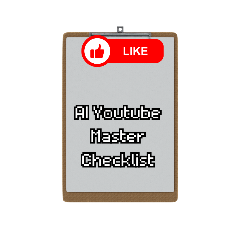 AI Youtube Masterclass checklist