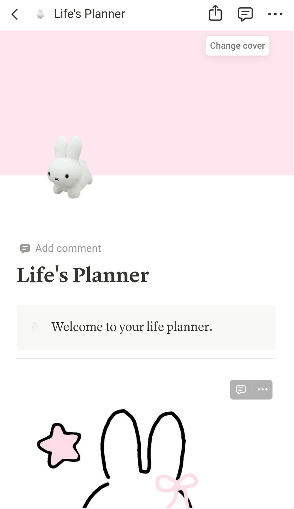 Miffy Template planner | Muunbi Studio
