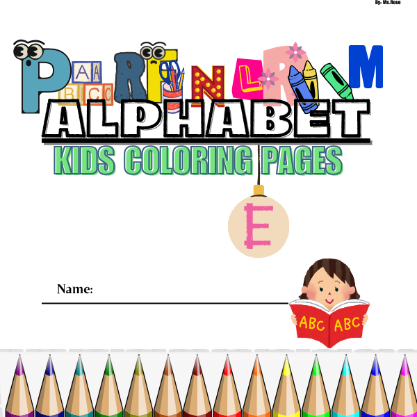 COLORING PAGES- English Alphabet A-Z