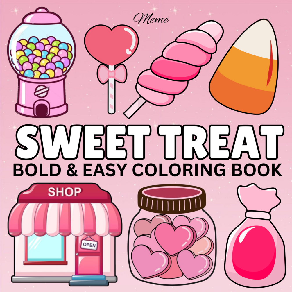 Sweet treat coloring book ( pdf download )