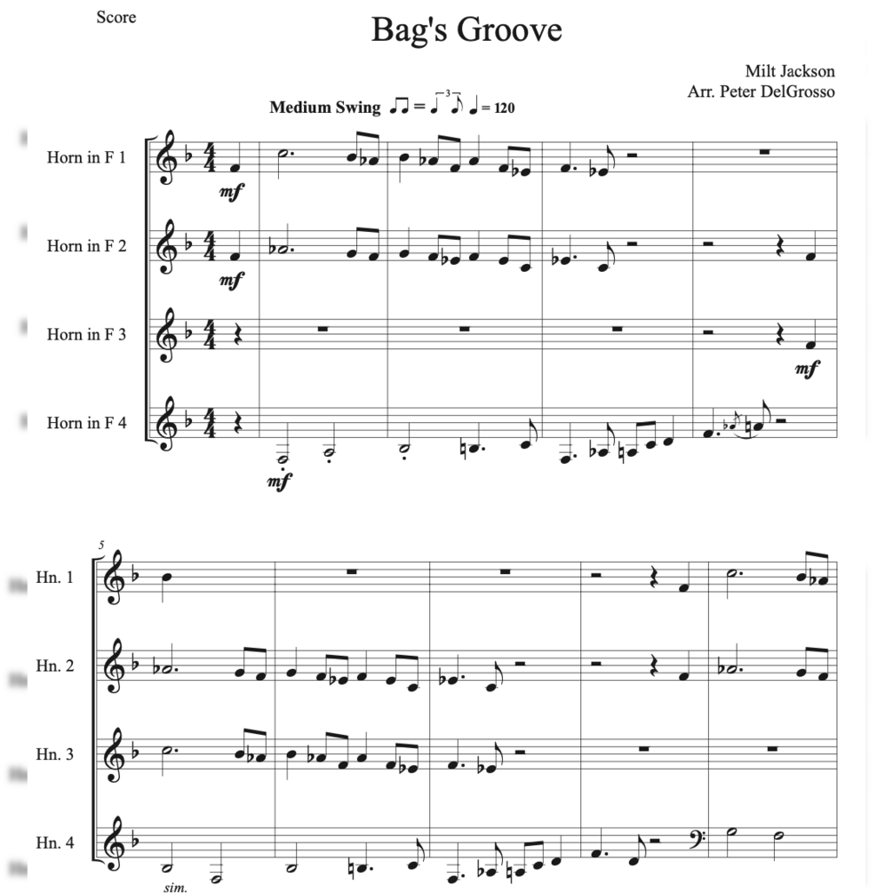 Bag's Groove