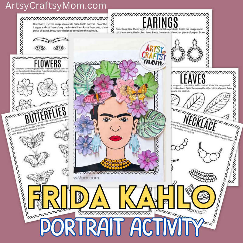 Frida Kahlo Portrait Craft