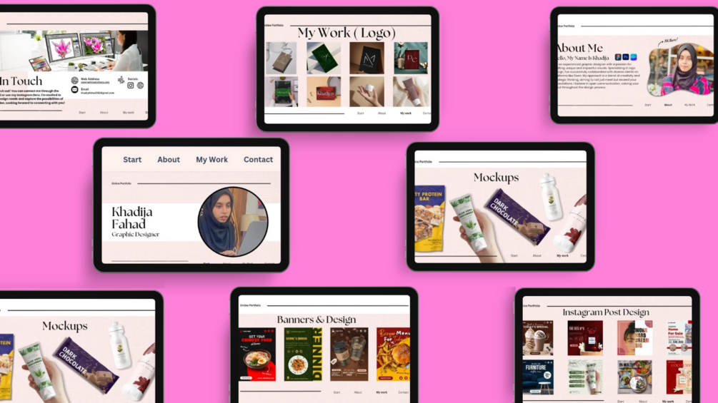 Canva Portfolio Website Template