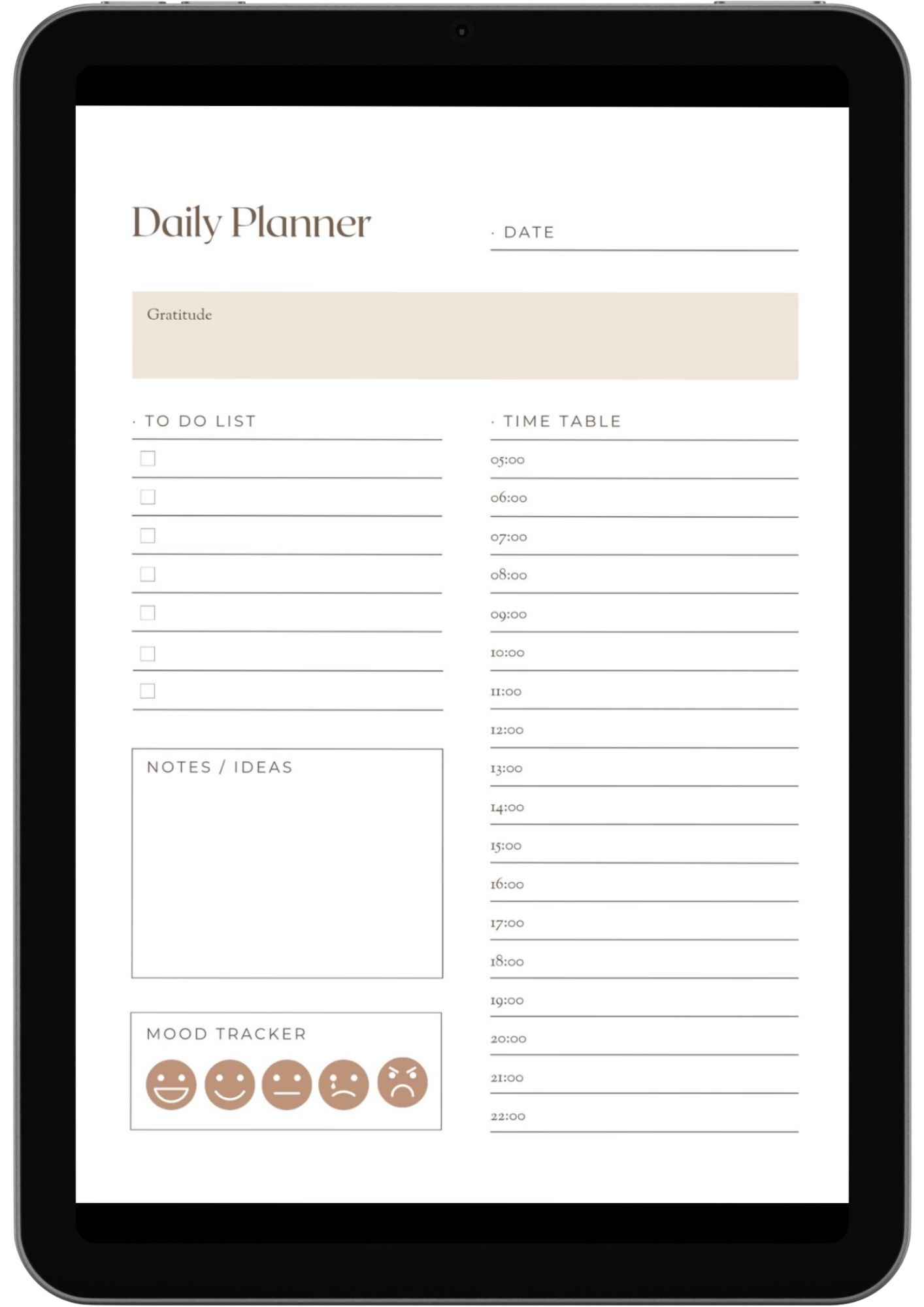 Dialy digital planner