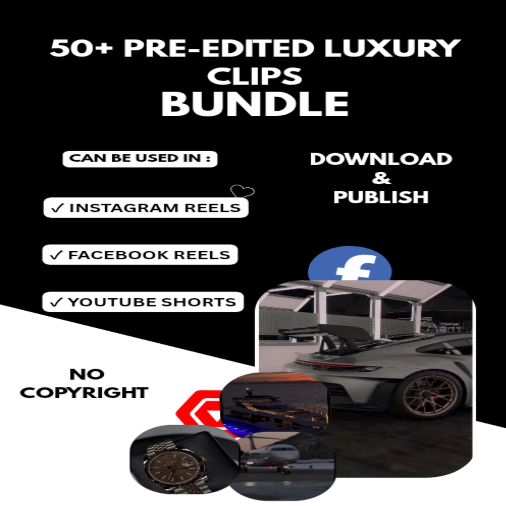 40+ Luxury Reels Bundle