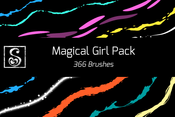 Shrineheart's Magical Girl Pack - 366 brushes