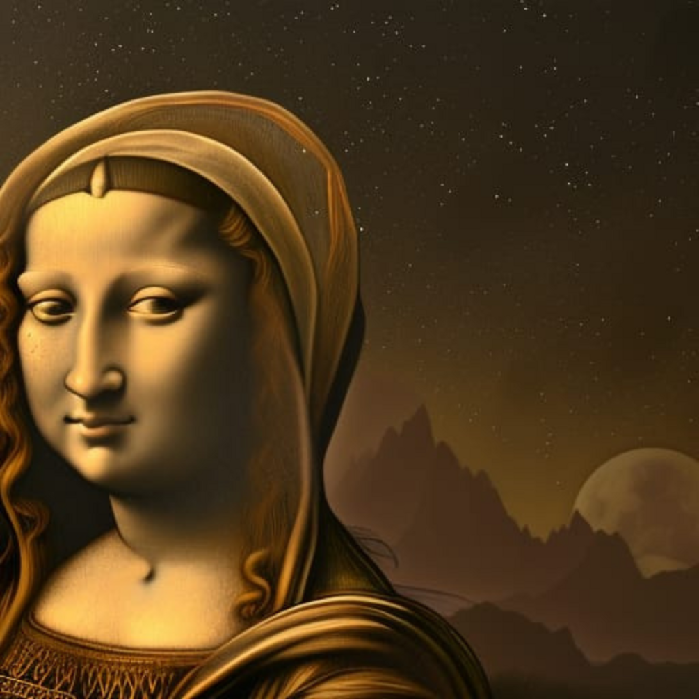 Mona Lisa on the Moon Ver. 3 Physical Product