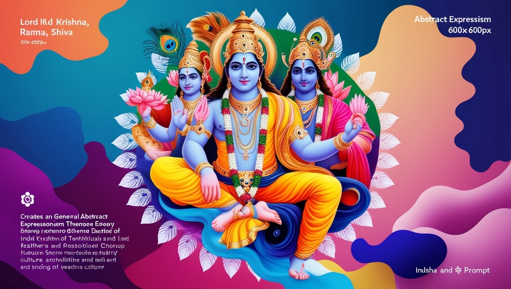 Sacred Images: Explore the Divine World of Shiva, Rama, and Krishna 🌟