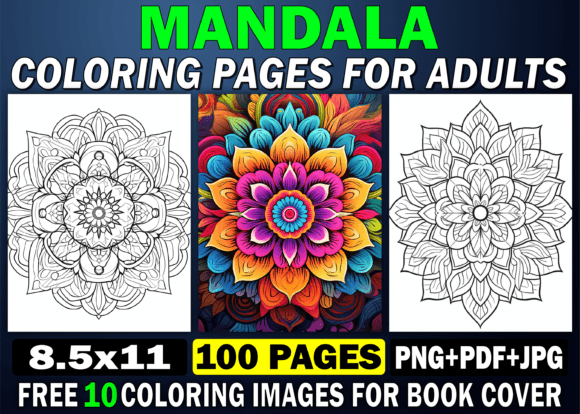 100 Beautiful Mandala Coloring Pages for Mindfulness and Creativity