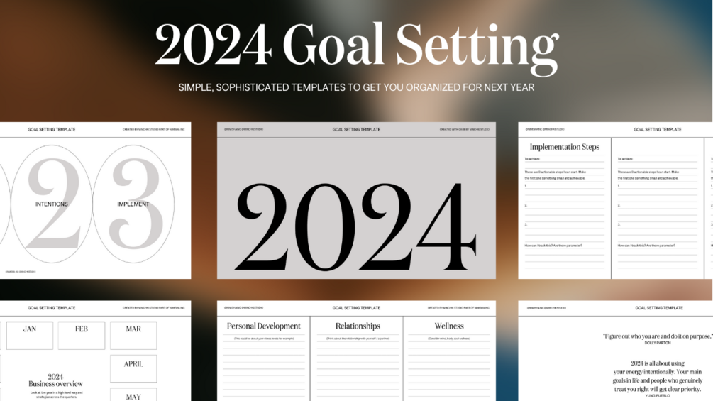 2024 PRINTABLE GOAL PLANNER