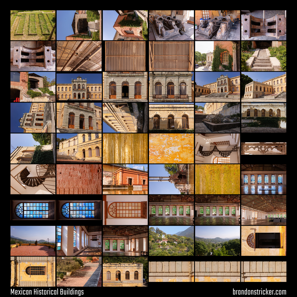Mexico Historical Buildings: Photo Reference Pack