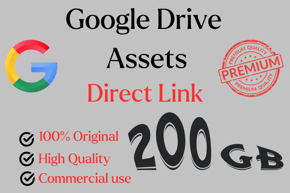 200 GB assets Google drive link - COMBO