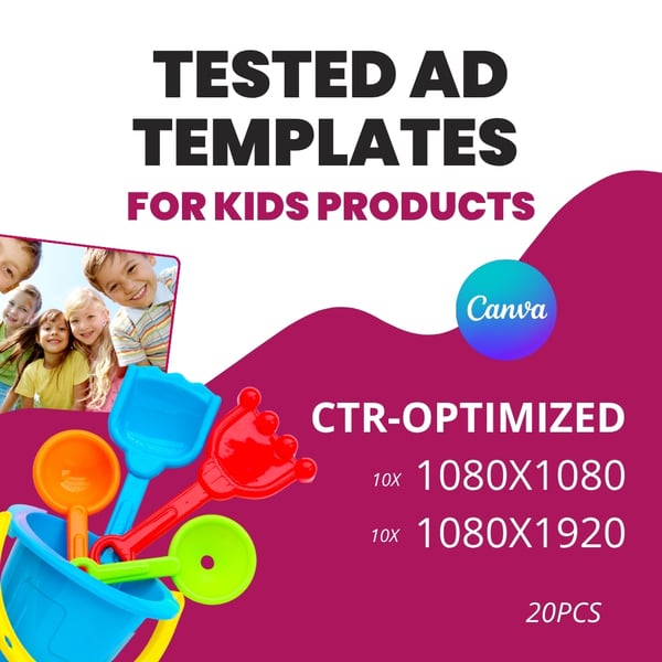 59 Editable Canva Ad Templates Bundle + bonus