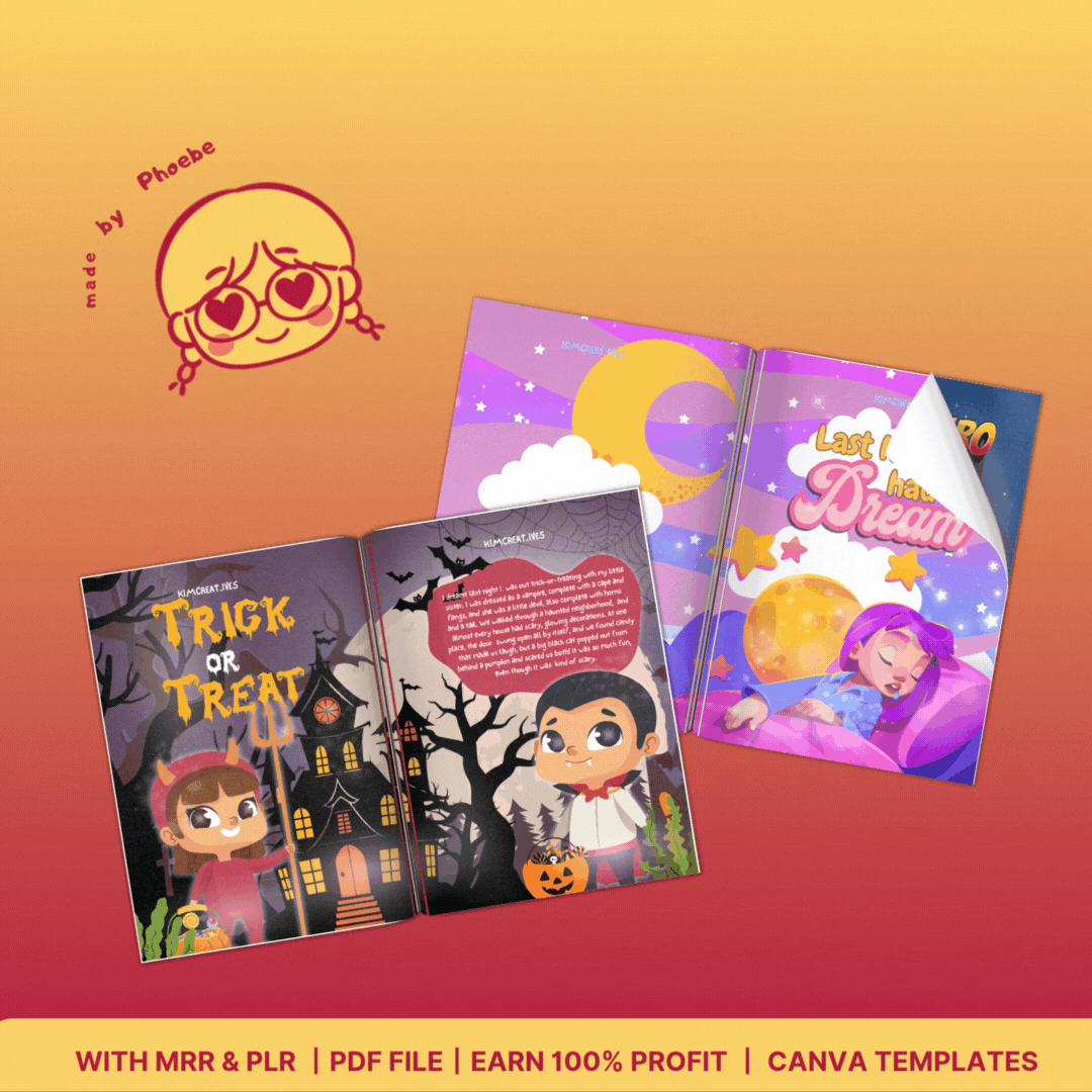 Last Night I Had a Dream – Editable Kids Storybook | Canva Template ...