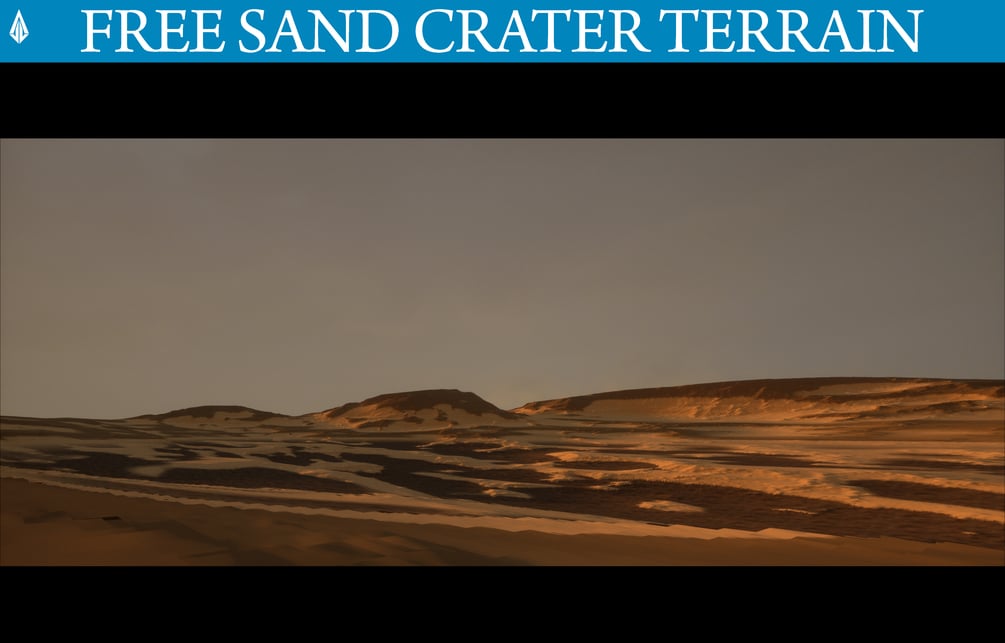 FREE Sand Crater Terrain