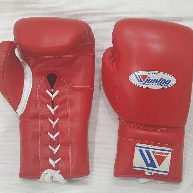 Winning Boxing Gloves, Red Color