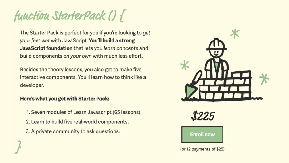 Learn JavaScript Starter Pack (July 2019)