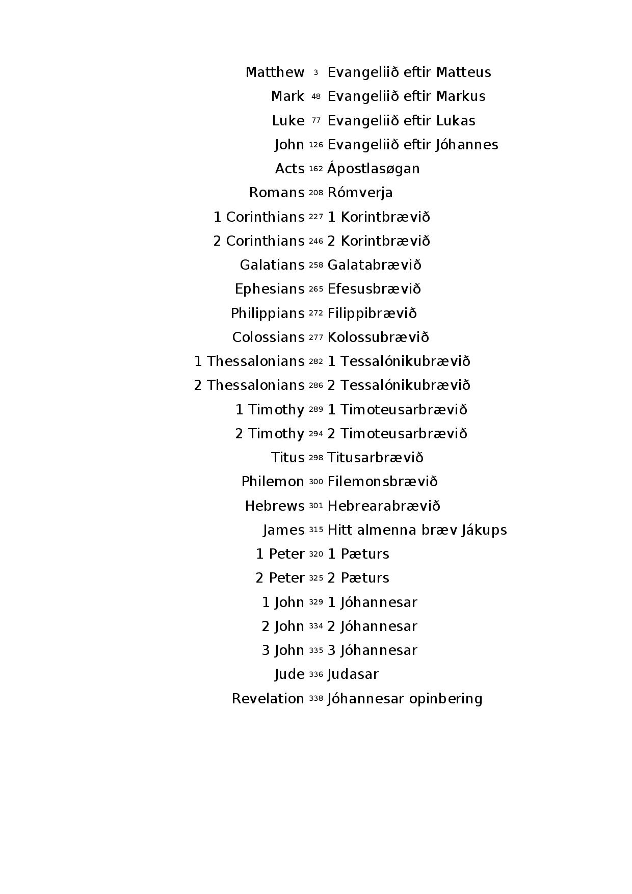 [PDF] New Testament: English - Faroese parallel text