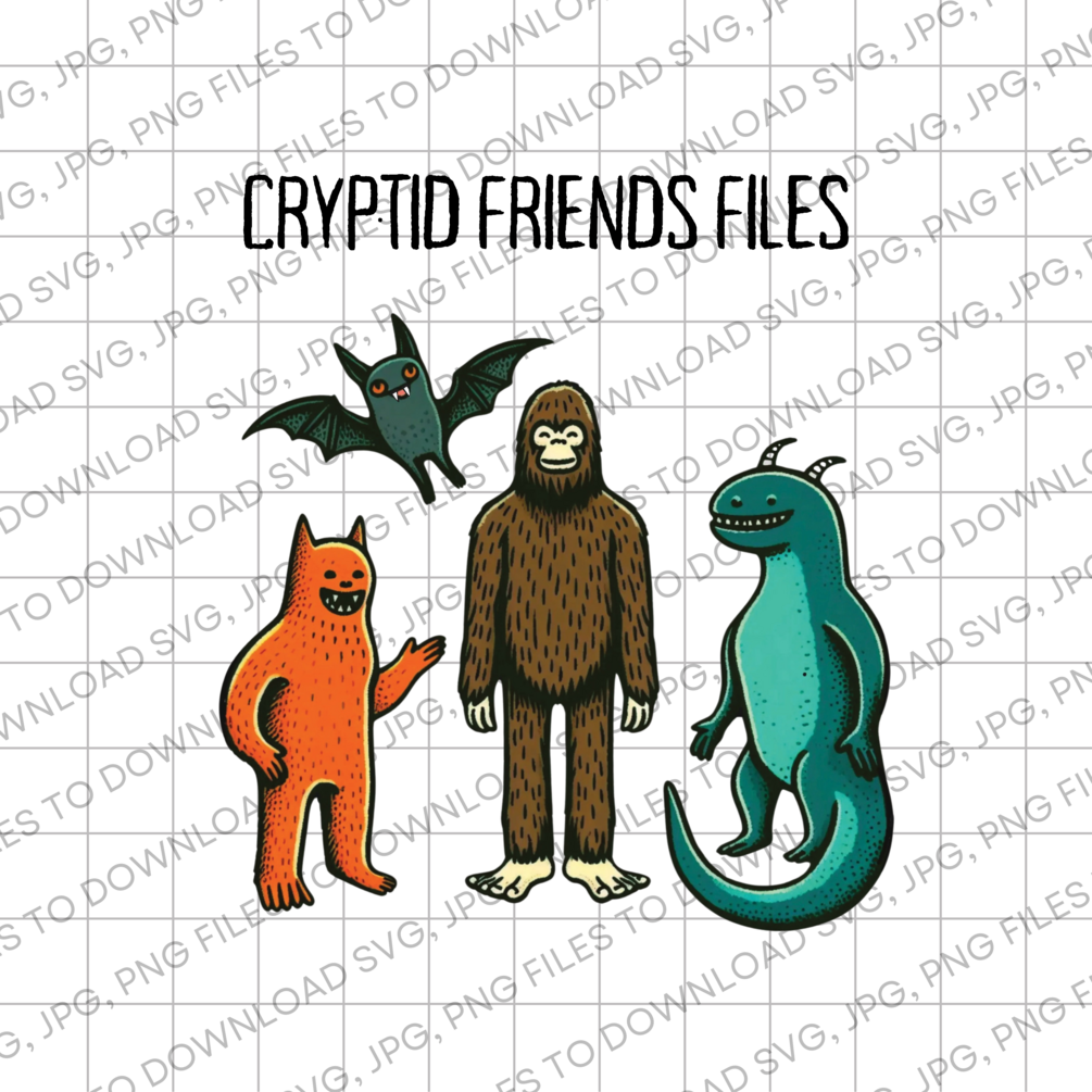 Cryptid Friends: Bigfoot, Chupacabra, the Loch Ness Monster & Dracula ...