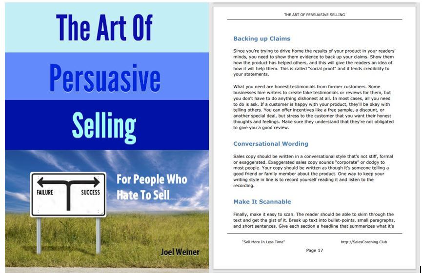 Persuasive Selling