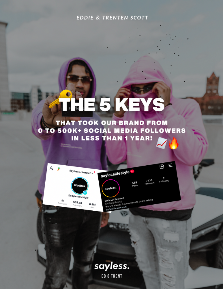 The 5 Keys That Took our Brand From 0 to 500k+ Social Media Followers ...