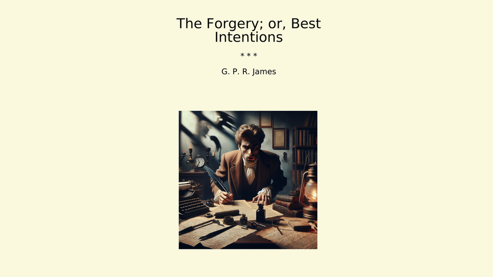 The Forgery; or, Best Intentions