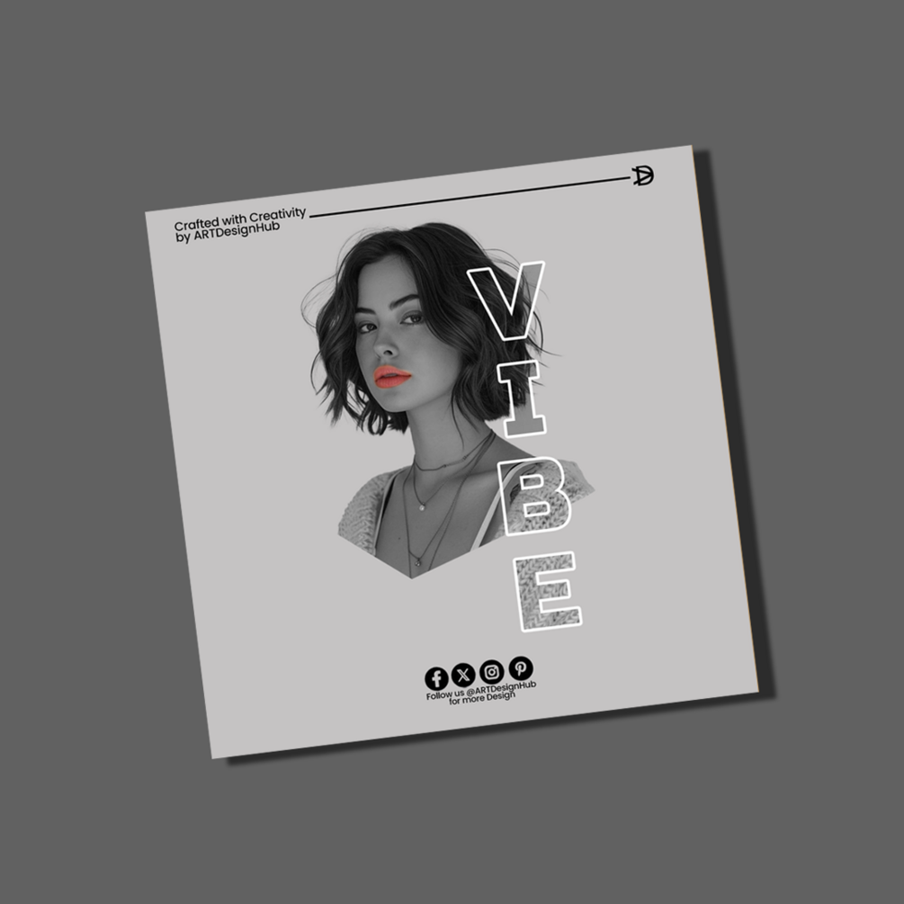 VIBE T-Shirt Design Template